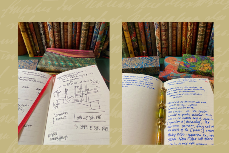 Peek Inside… Author Ellen Crosby’s Notebooks | Endpaper: The ...